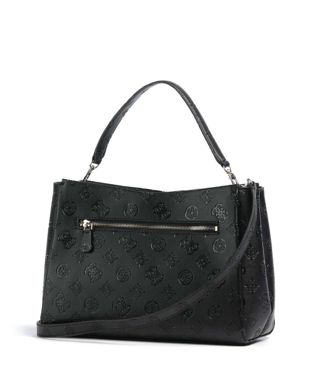 Guess Tisha Bolsa tiracolo imitação de couro black logo - HWPD7764070 ...